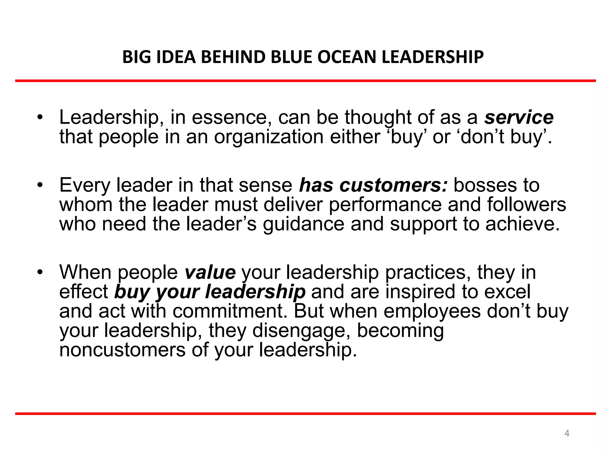 Blue Ocean Leadership | PPTX