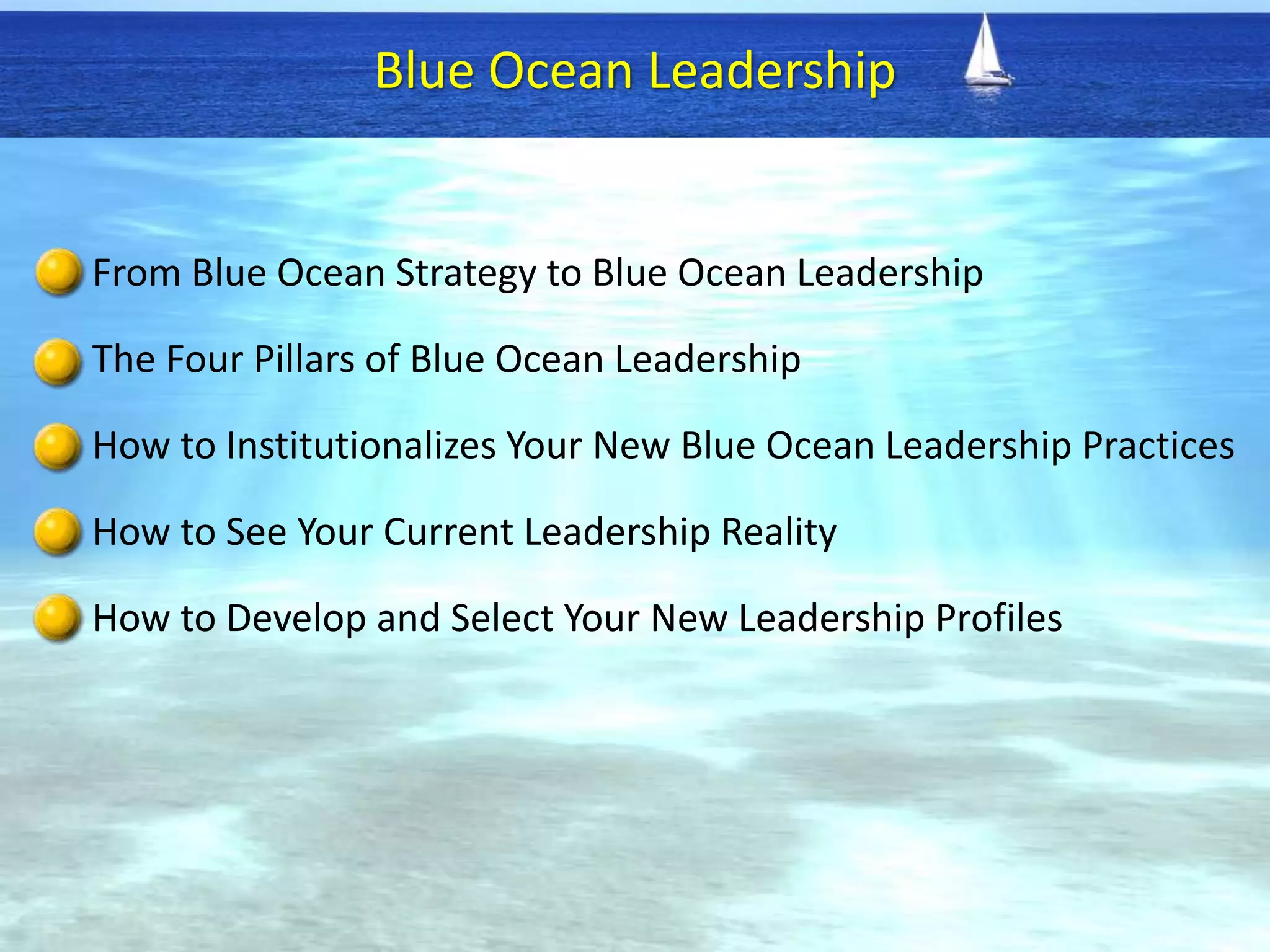 Blue Ocean Leadership | PPTX