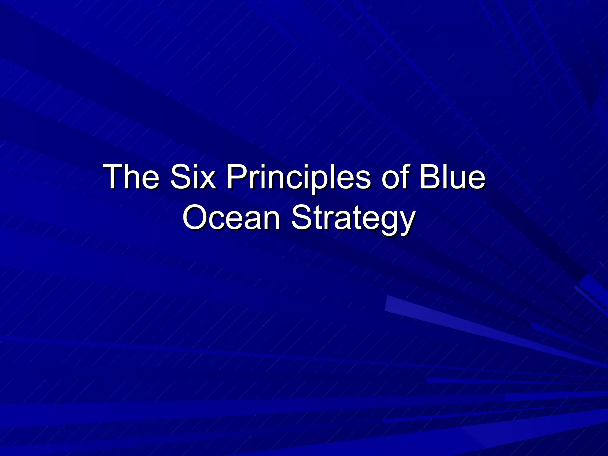 Blue ocean srategy | PPT