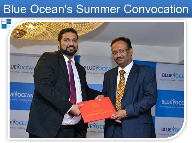 Blue Ocean's Summer Convocation | PPT