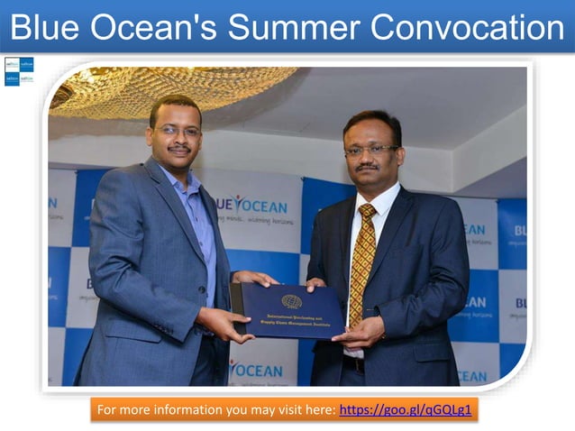 Blue Ocean's Summer Convocation | PPT