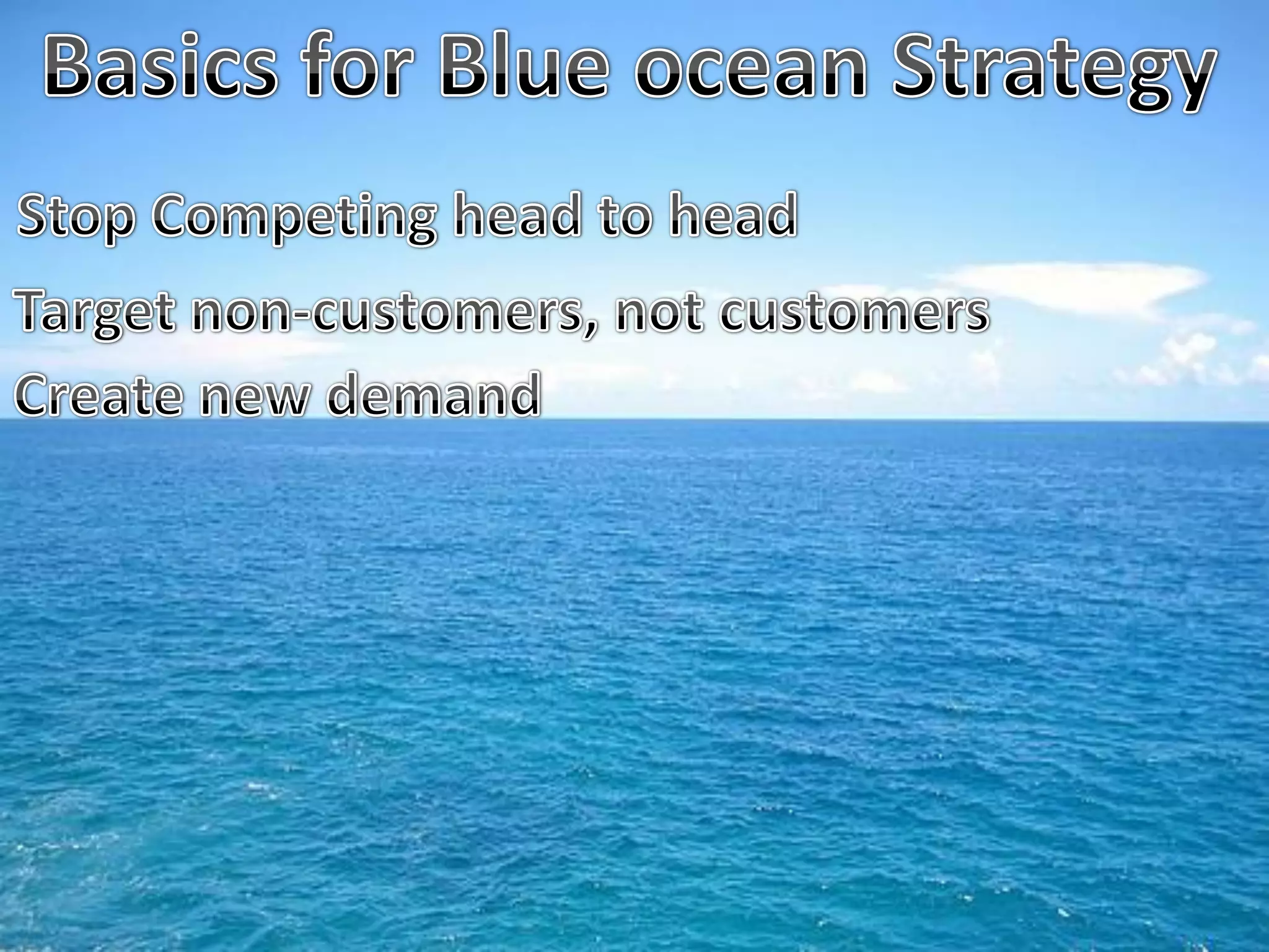 Blue ocean strategy | PDF