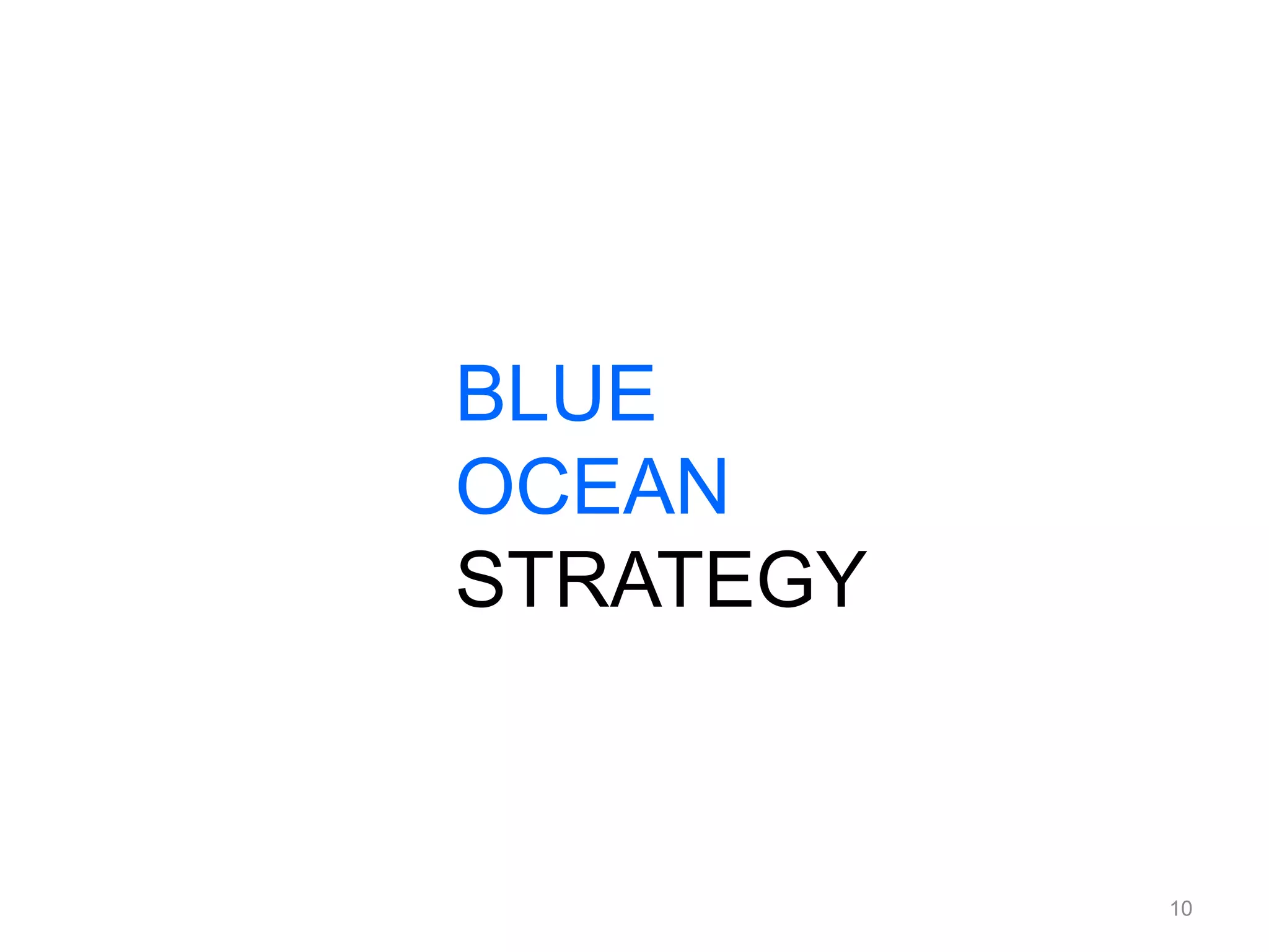Blue ocean strategy, new business model | PPTX