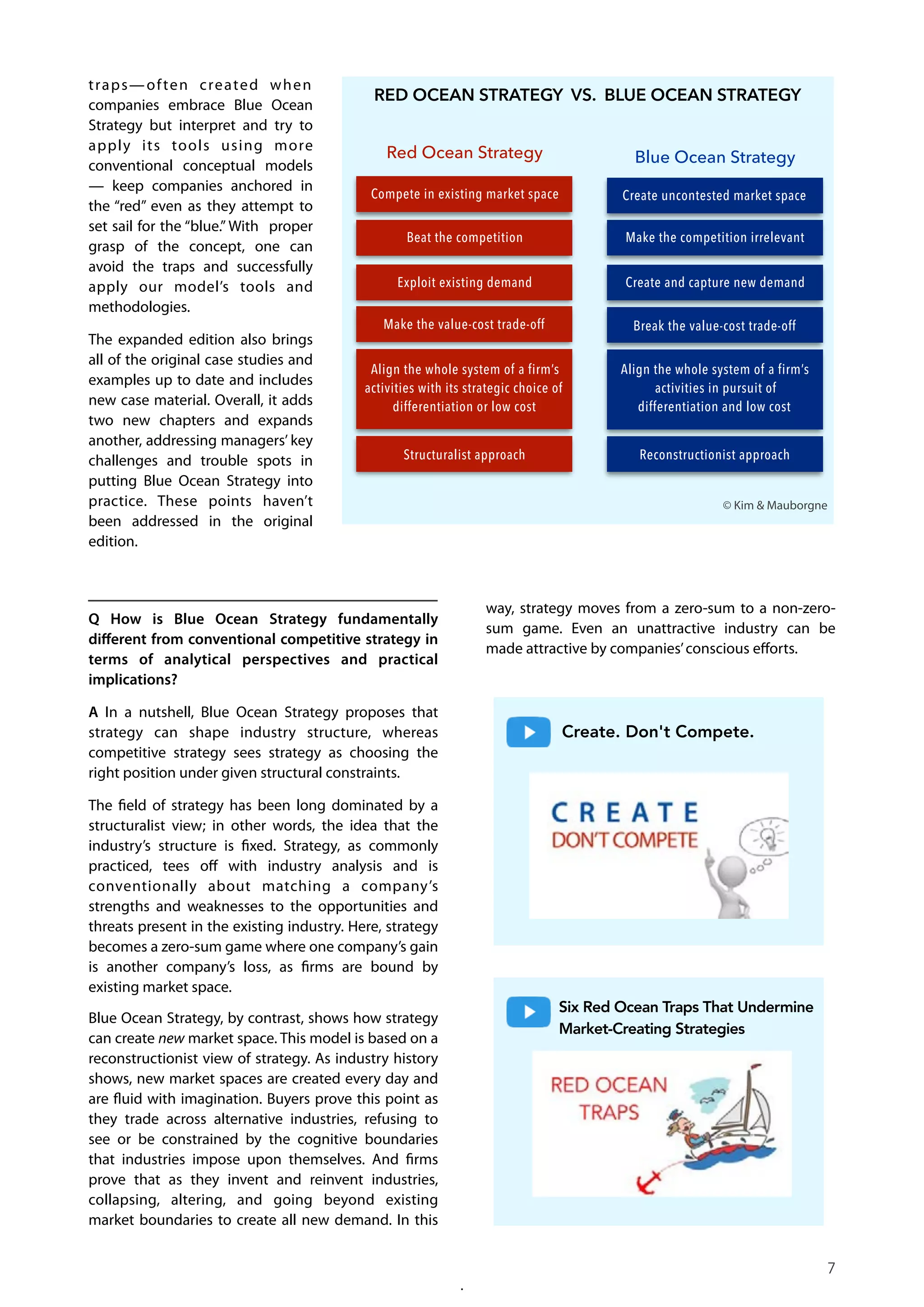 Blue ocean strategy | PDF