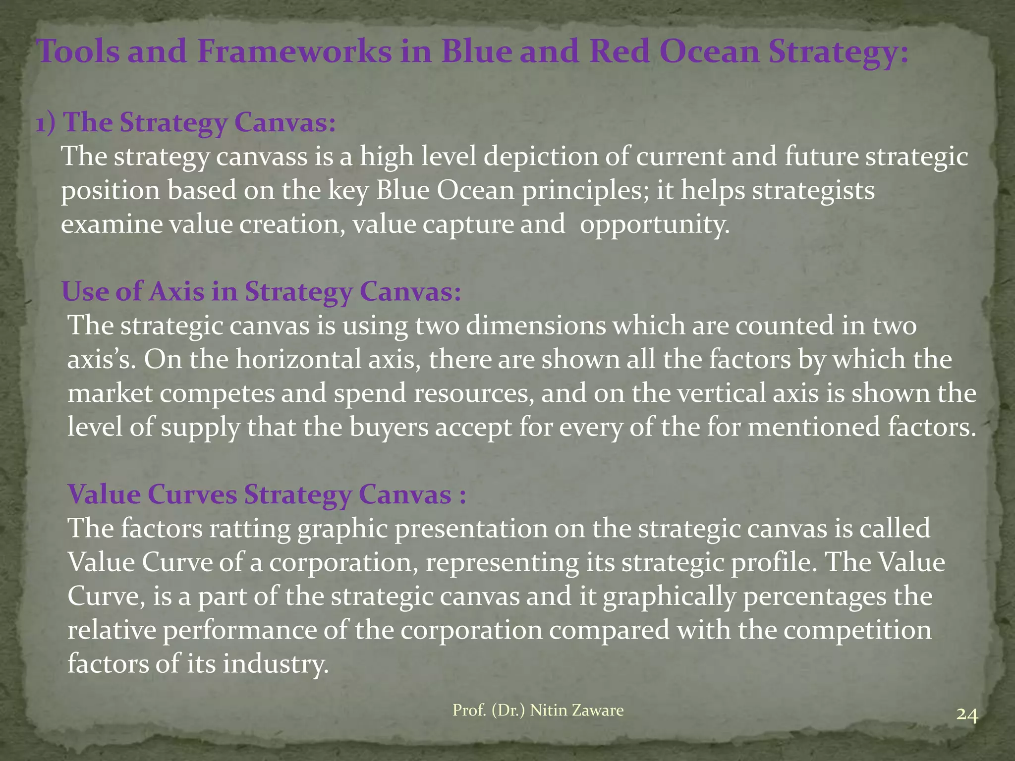 Blue ocean strategy & red ocean strategy | PPTX