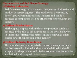 Blue ocean strategy & red ocean strategy | PPTX