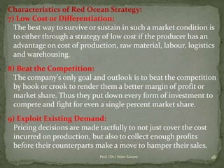Blue ocean strategy & red ocean strategy | PPTX
