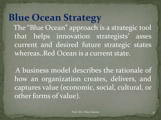 Blue ocean strategy & red ocean strategy | PPTX