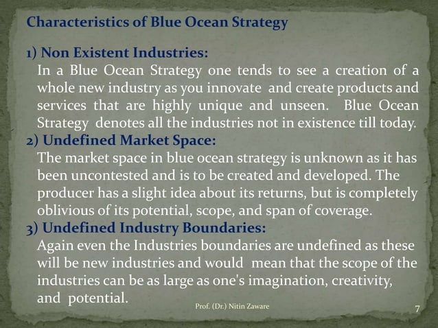 Blue ocean strategy & red ocean strategy | PPTX