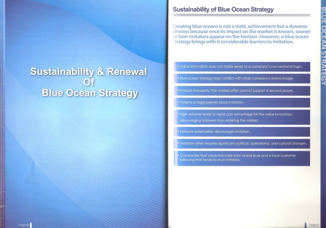 Blue ocean strategy (visual executive summary) | PDF