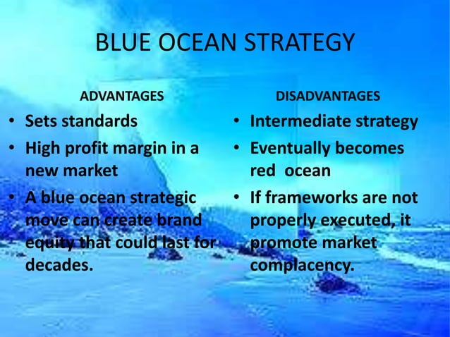 Blue ocean vs Red ocean strategy | PPTX