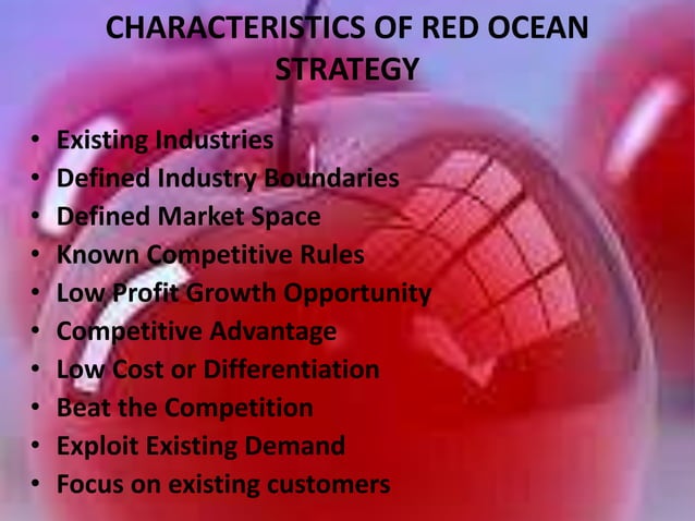Blue ocean vs Red ocean strategy | PPTX