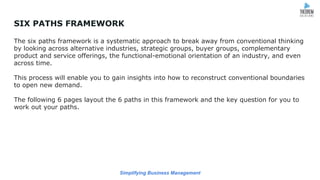 Blue ocean workbook takeaway ver 2.0 | PDF