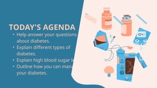 Blue Orange Creative Diabetes Presentation .pptx