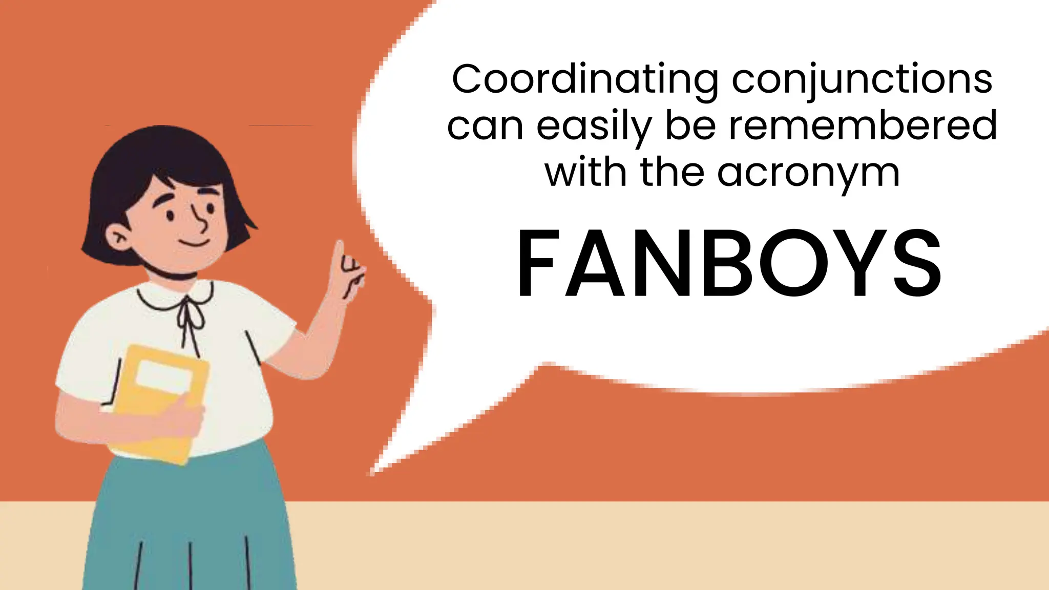 Blue Orange Minimalist Coordinating Conjunctions English Presentation.pptx