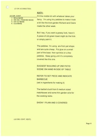 Blue Peter Camera Script | PDF
