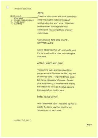 Blue Peter Camera Script | PDF