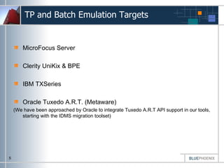 Blue Phoenix Idms Migration | PPT