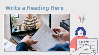 Blue, Pink, Yellow and Green Cute Illustrative E-Learning Presentation.pptx | Desktop Publishing ...