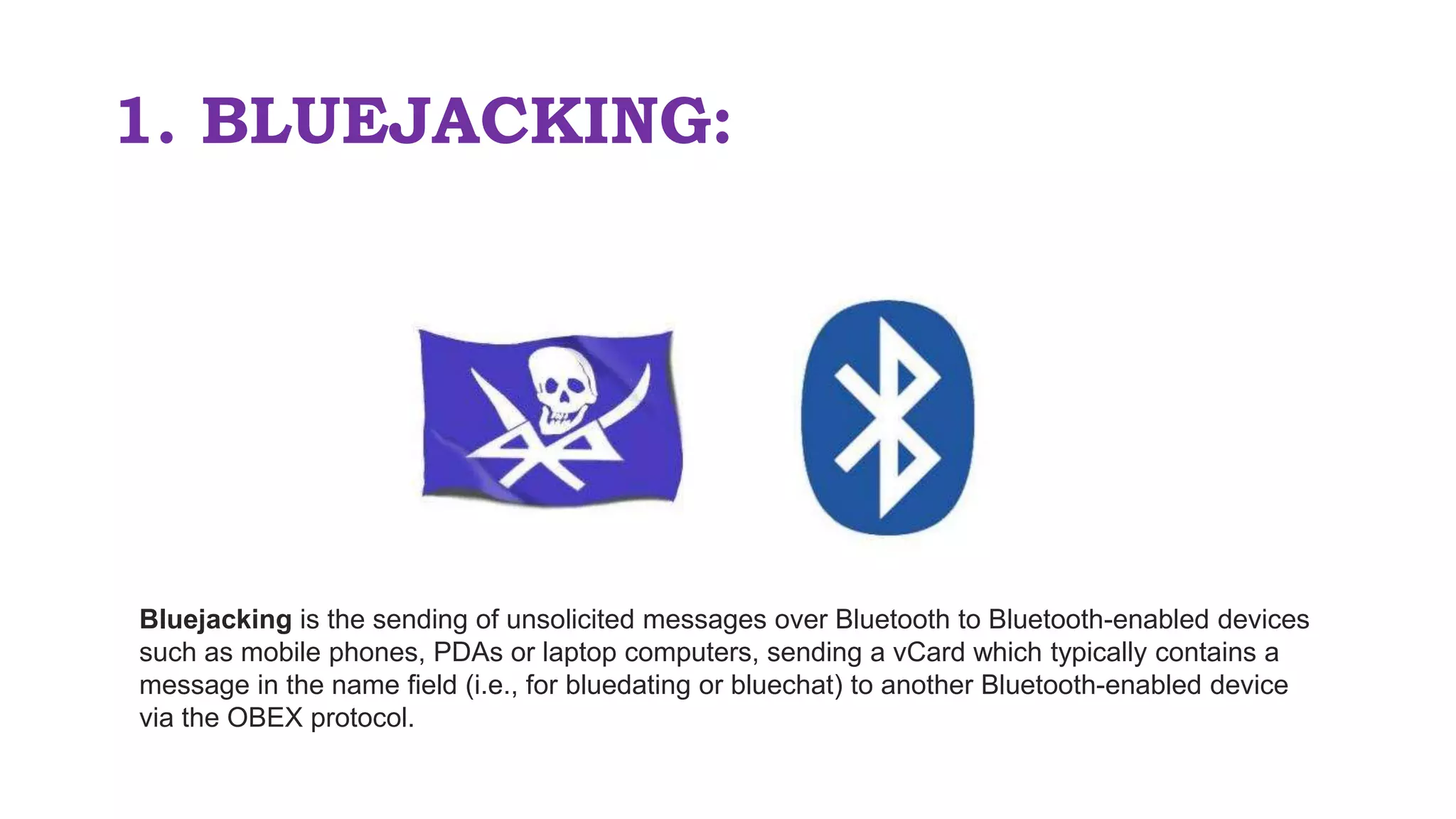 Bluetooth Hacking | PPTX