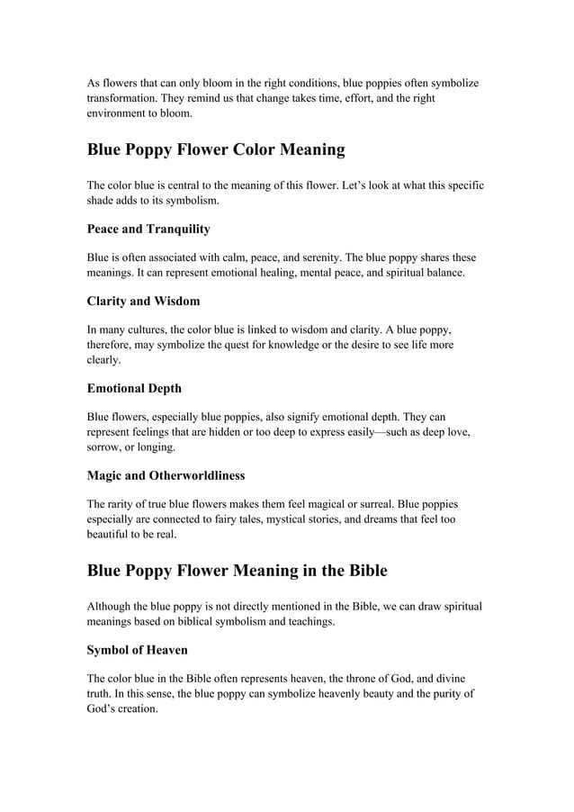 Blue Poppy Symbolism and Meaning in Love, Death & Bible.docx