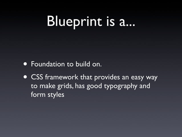 Blueprint & Drafter JS | PPT