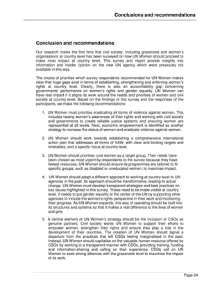 A blueprint for UN Women | PDF