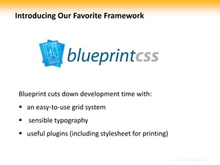 Blueprint css framework | PPTX