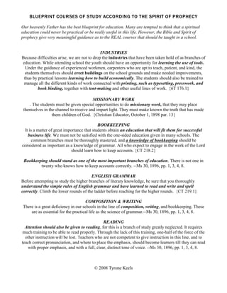 Blueprint education | PDF