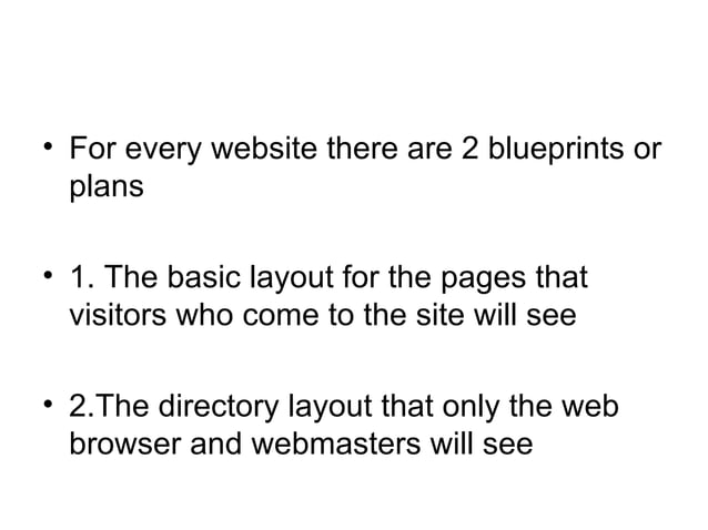 Blueprint For A Basic Website | PPT