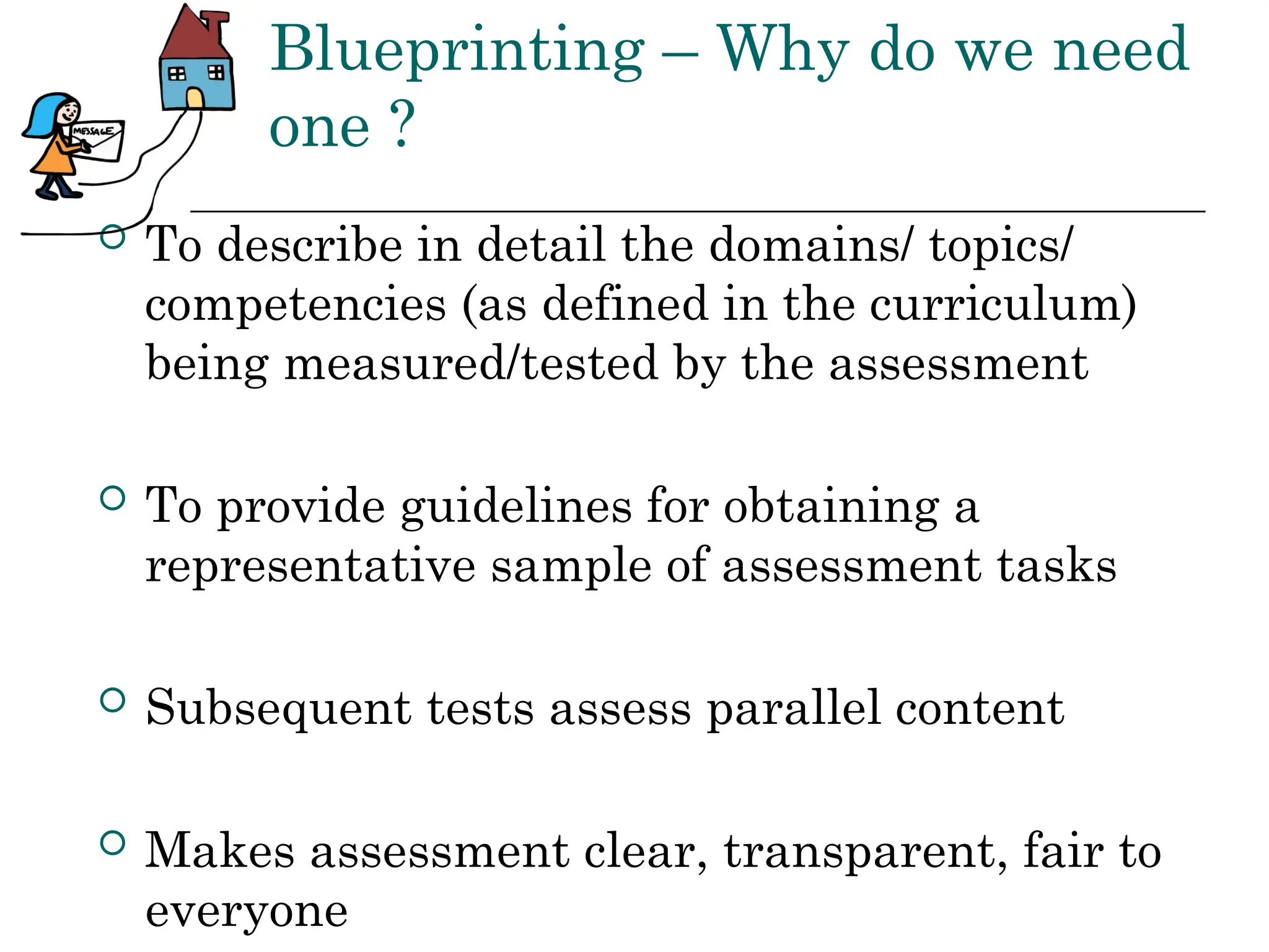 Blueprinting Feedback and Learning: To provide feedback to students ...