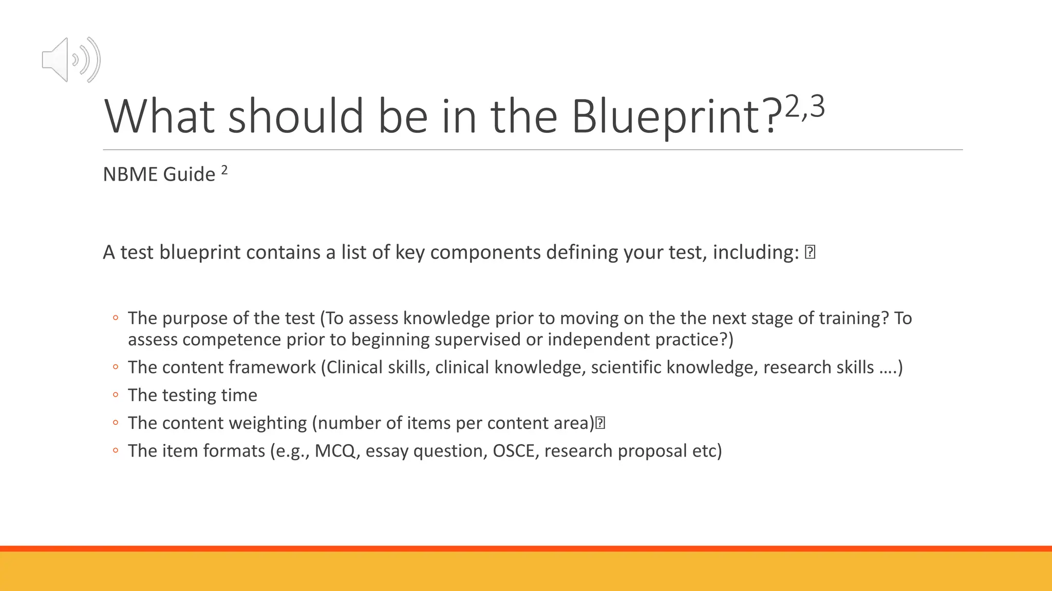 BlueprintingExaminationsinMedicalEducation.pptx