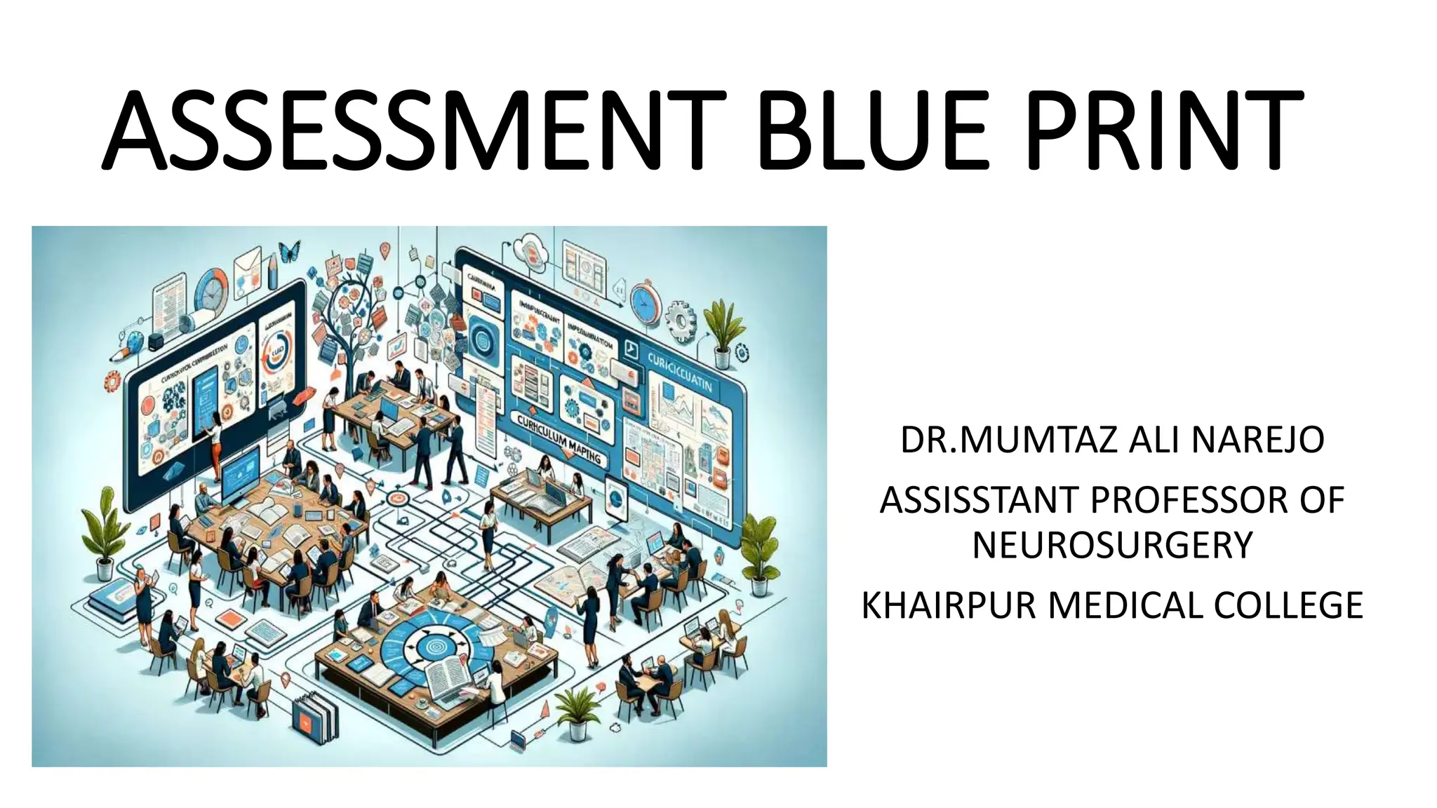Blue Printing in medical education by Dr.Mumtaz Ali.pptx