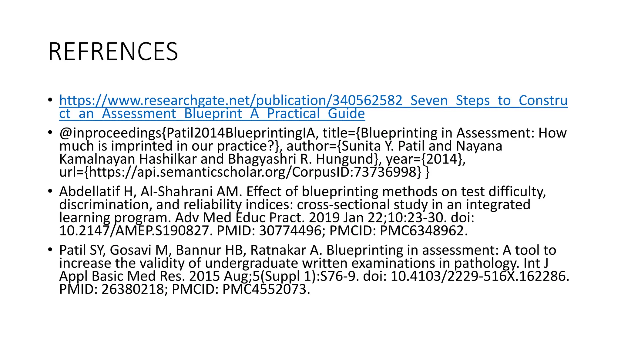 Blue Printing in medical education by Dr.Mumtaz Ali.pptx