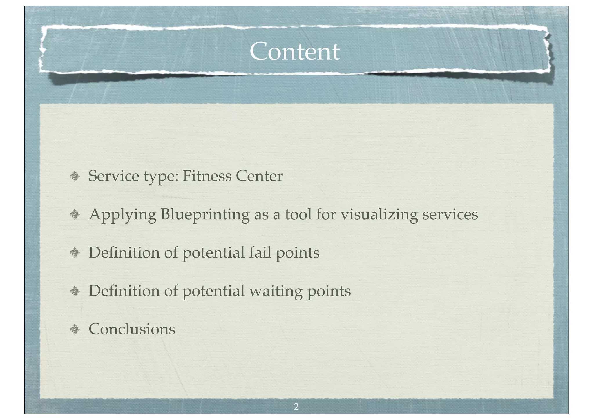 Service Blueprinting | PDF