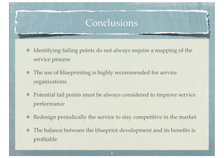 Service Blueprinting | PDF