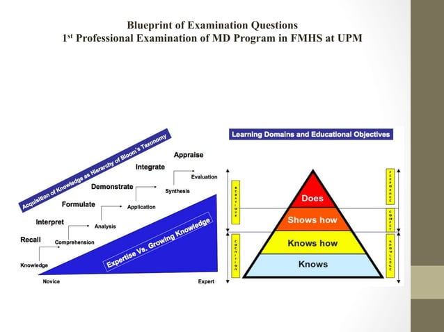 Blueprint of exam questions | PDF | Educational Assessment | Education