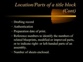 Blueprint reading | PPT