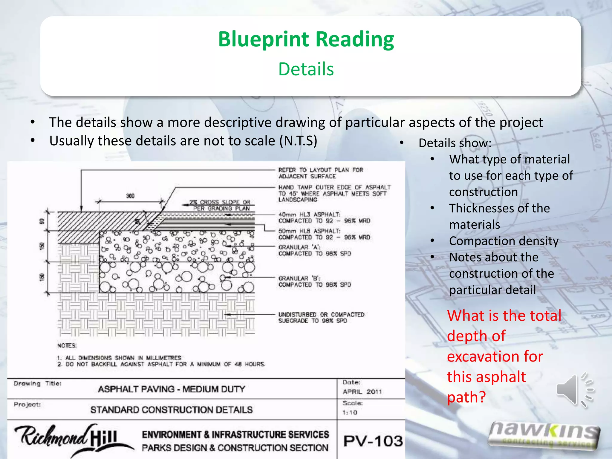 Blueprint reading, surveying and layout 18.1 | PPTX