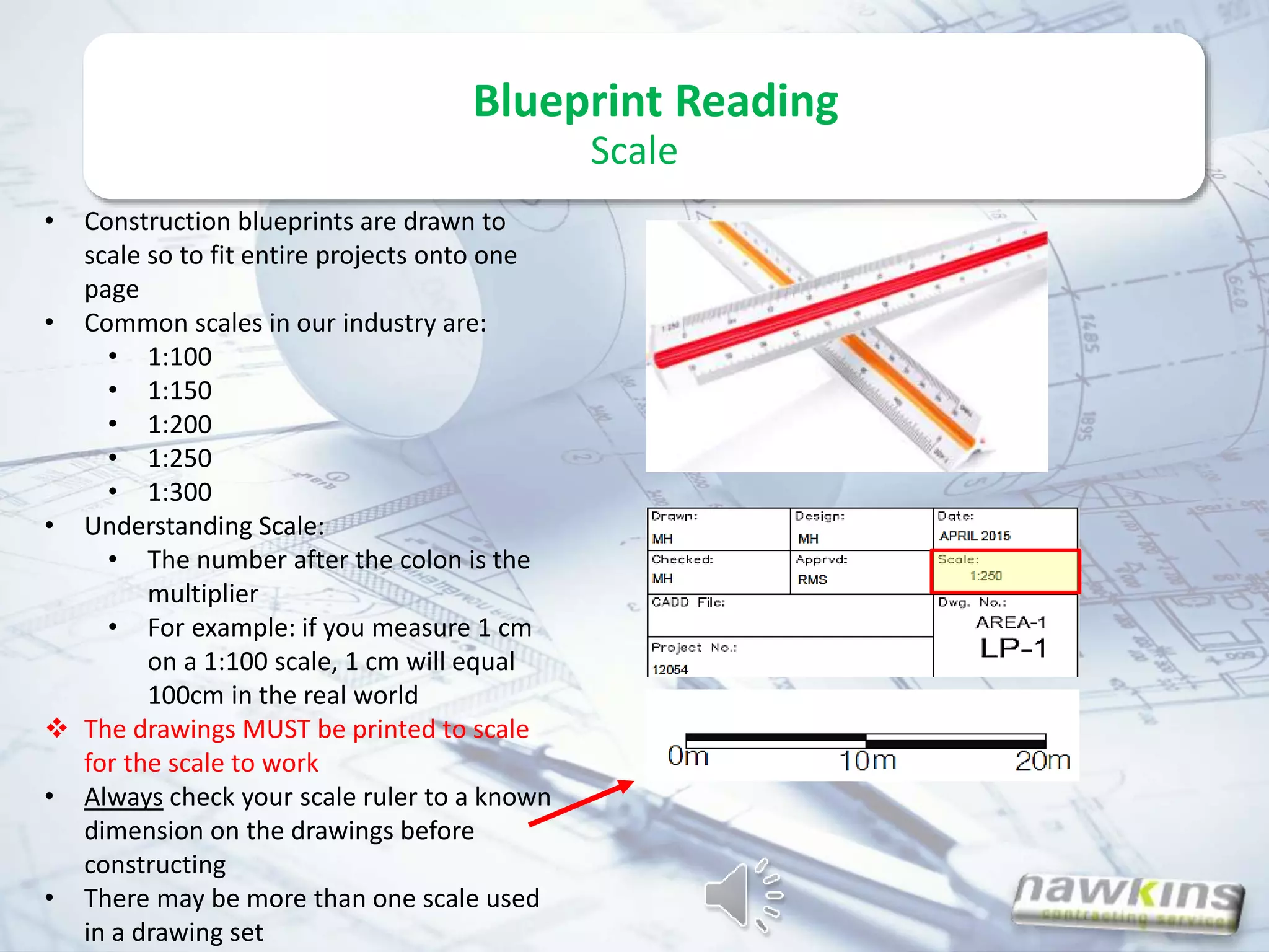 Blueprint reading, surveying and layout 18.1 | PPTX