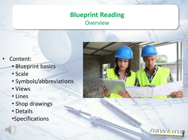 Blueprint reading, surveying and layout 18.1 | PPTX