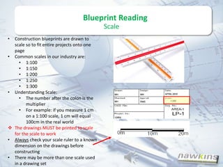 Blueprint reading, surveying and layout 18.1 | PPTX