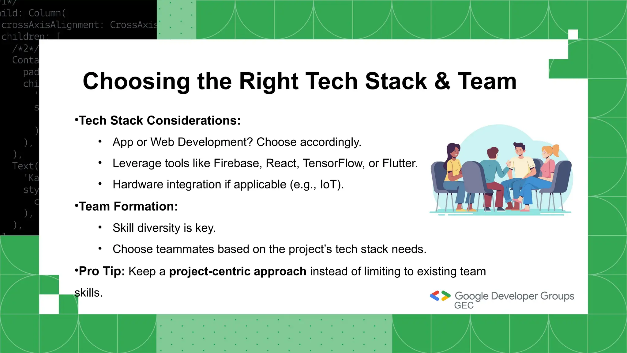 Tech Winter GDG On Campus GEC - Blueprint To Brilliant Projects | PPTX