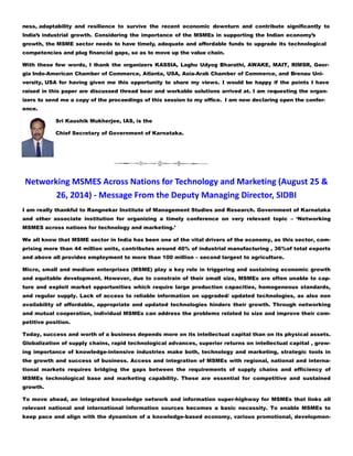 RIMSR Blue print on MSME, Skill Development,Project Management | PDF