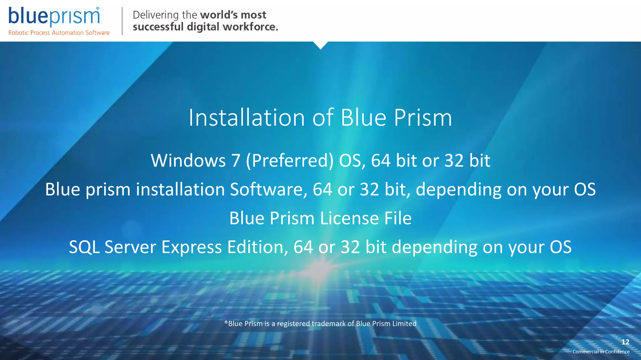 Blue prism introduction | PPTX