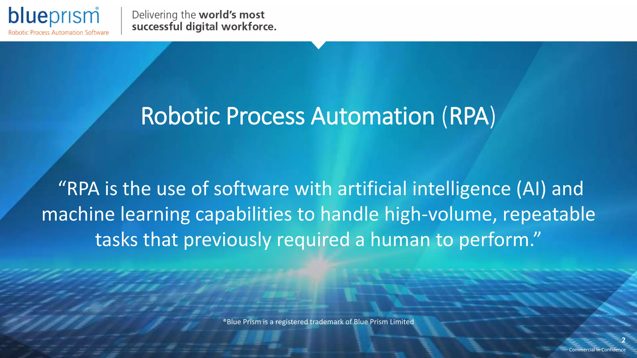 Blue Prism Introduction Pptx Robotics Technology And Computing