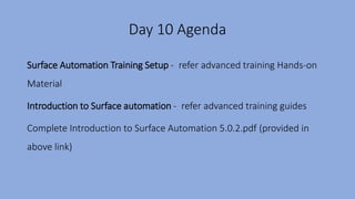 Blue Prism Training Agenda | PPTX | Technology & Computing