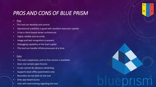 Blue prism vs ui path | PDF