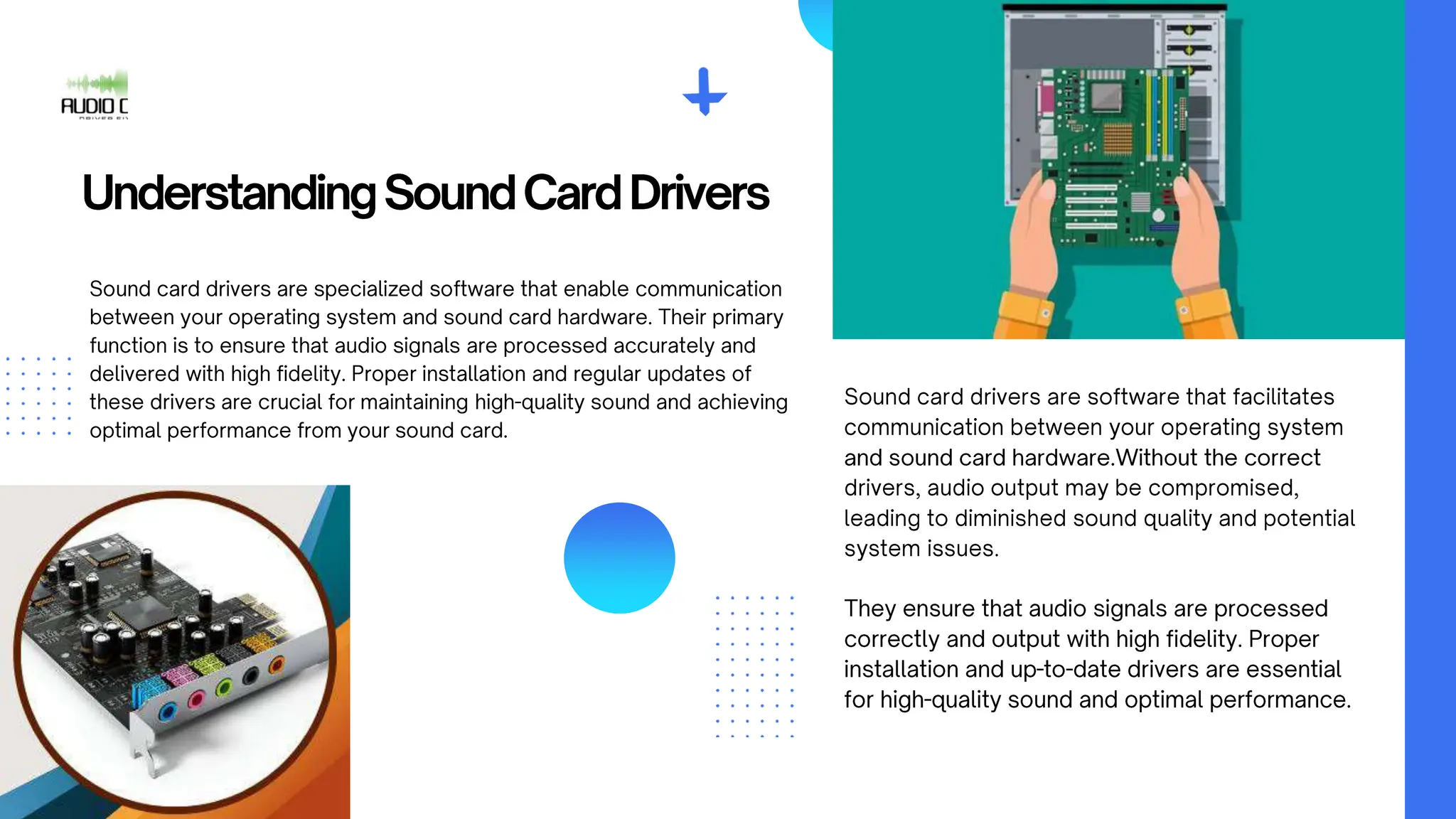 Summary and Best Practices for Sound Card Maintenance | PPTX