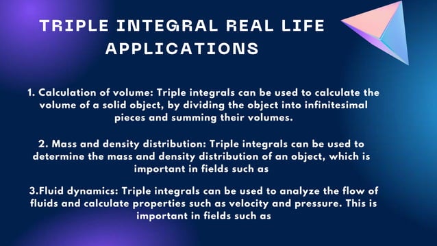 Applications triple integrals.pptx | Physics | Science